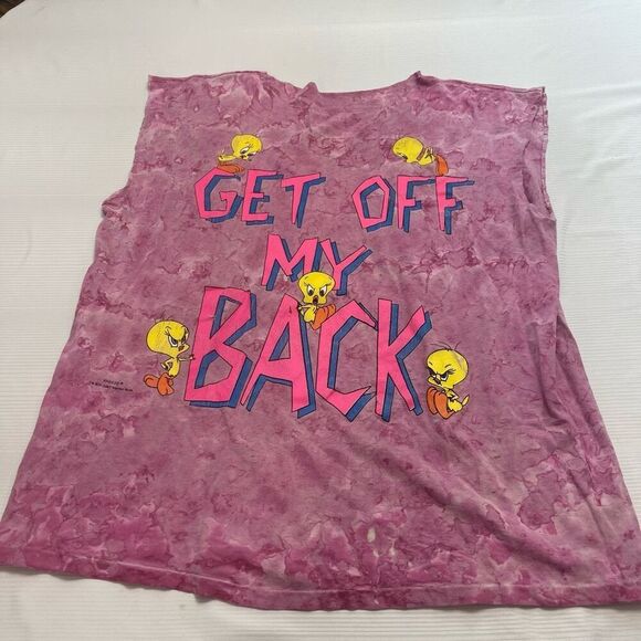Warner Bros. | Tops | Warnerbros Tweety Bird Get Off My Back Vintage ...